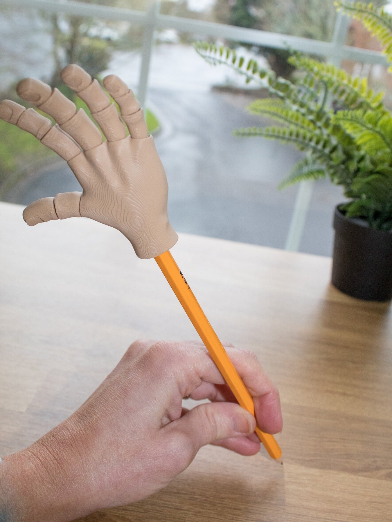 Fidget HAND PENCIL TOPPERS | Flexible Articulating 3d Printed Pencil ...